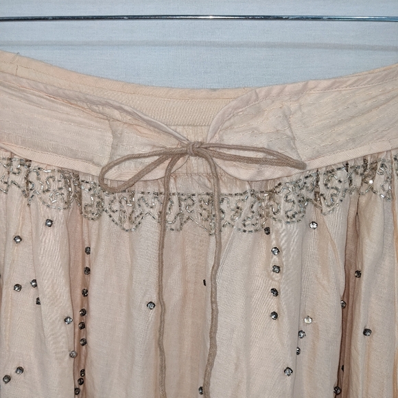 Ruehl No.925 | Skirts | Ruehl No925 0 Cotton Beaded Embellished Pale ...